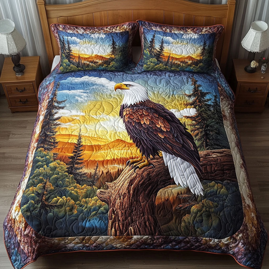 Sunrise Guardian 3-Piece Quilted Bedding Set NCU0NT3773 – Vantique