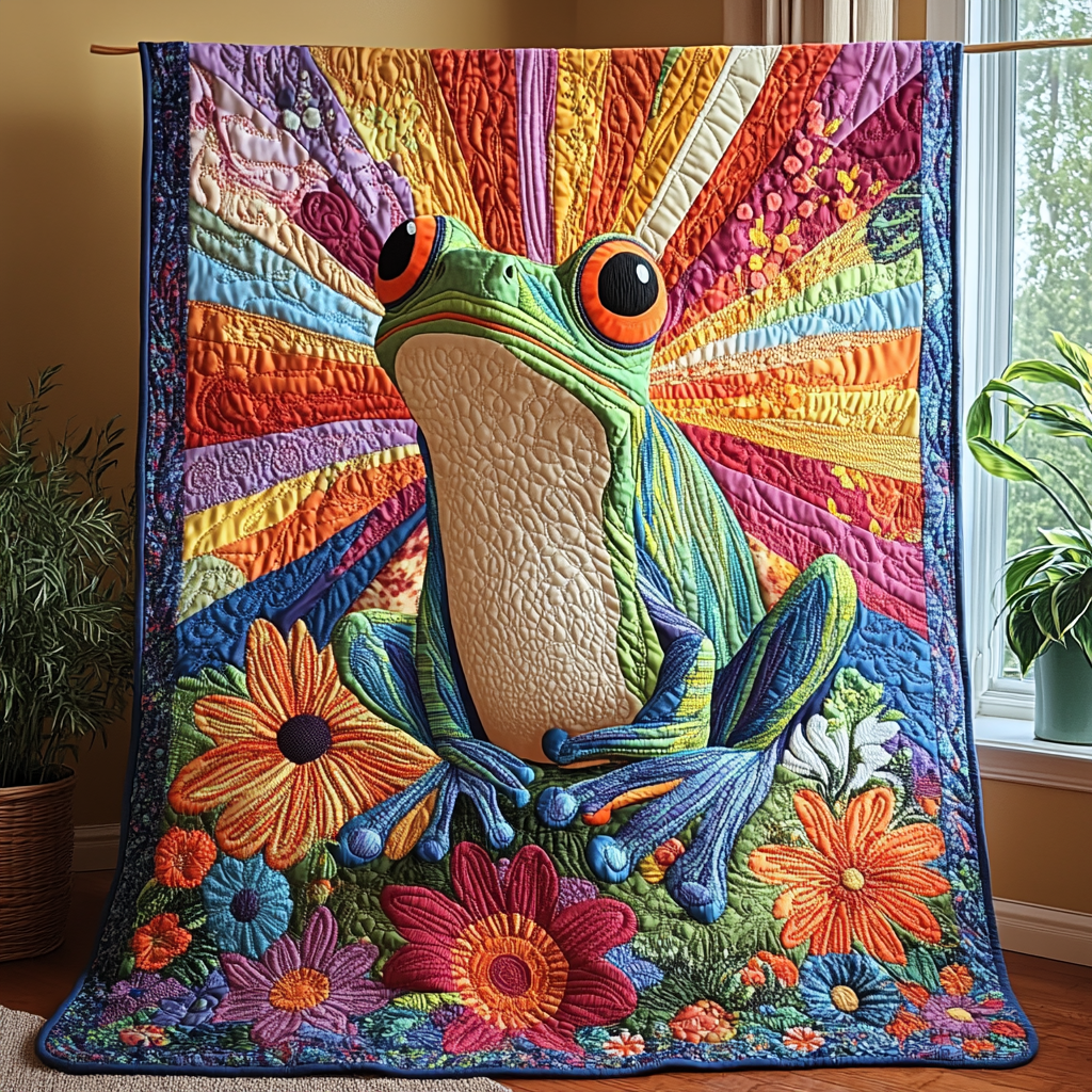 Swamp Serenade Quilted Blanket NCU0DV3272 – Vantique