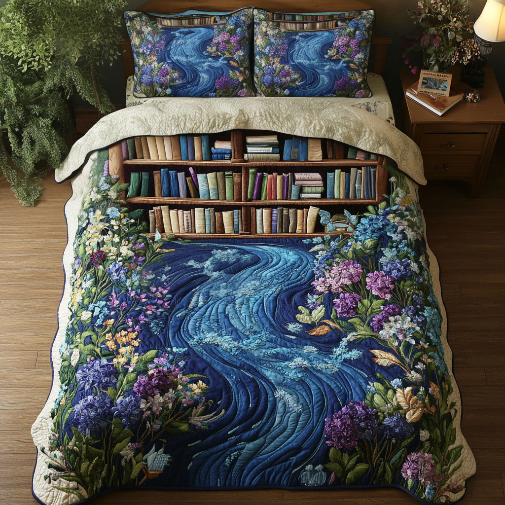 Tales by the Water 3-Piece Quilted Bedding Set NCU0PT5634 – Vantique