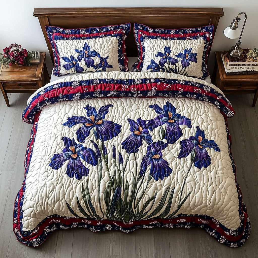 Tennessee Bloom 3-Piece Quilted Bedding Set NCU0PT6240 – Vantique