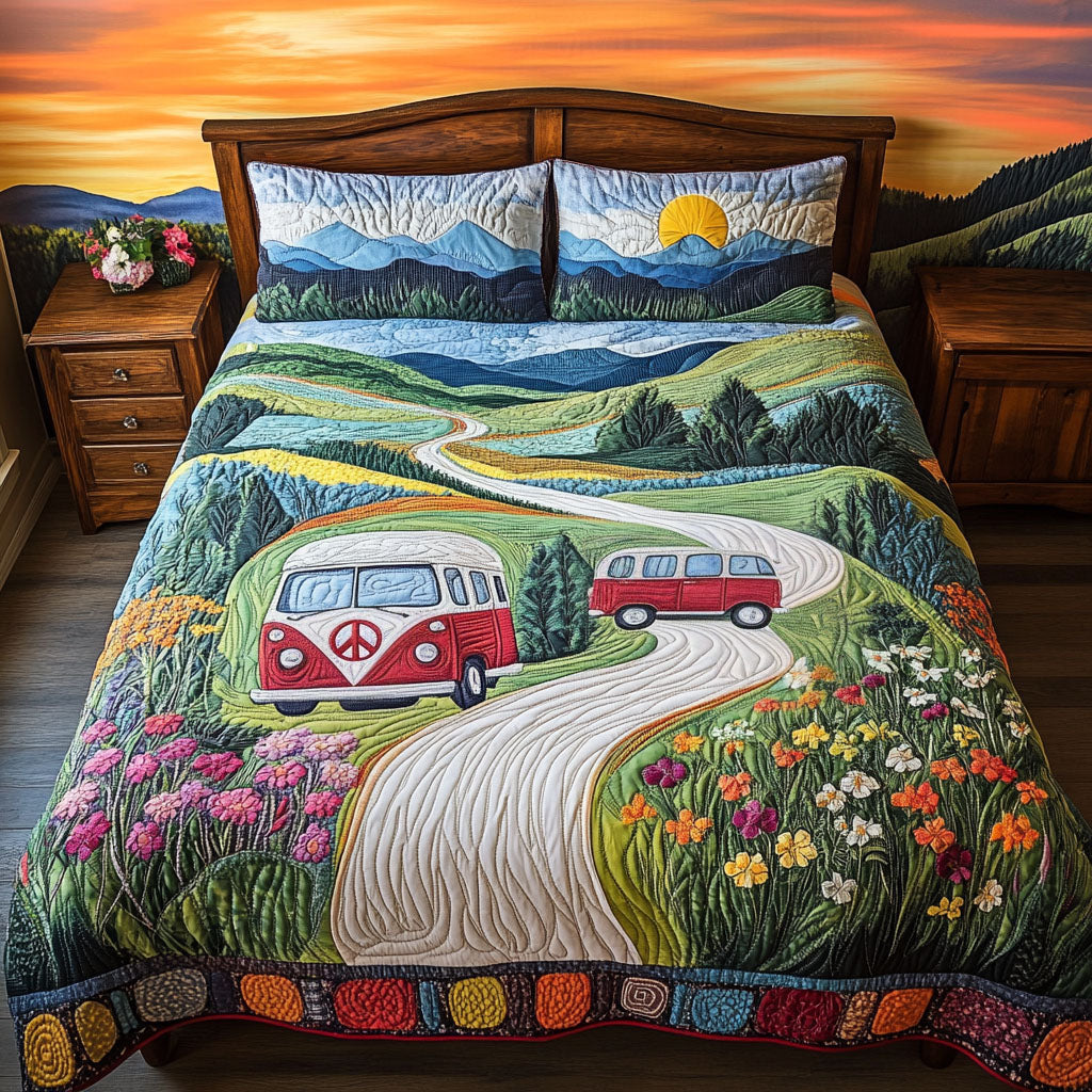 The Tennessee Van Adventure 3-Piece Quilted Bedding Set NCU0PT6222 ...