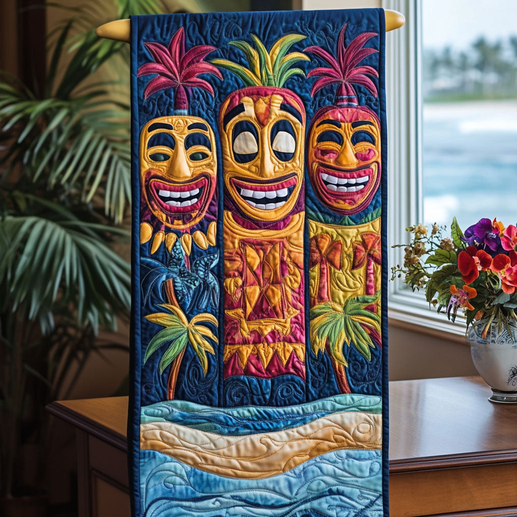 Tiki Delight Quilted Table Runner NCU0PT6383 – Vantique