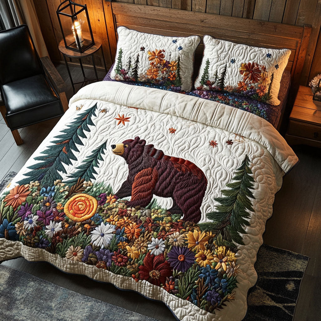 Timberland Trail 3-Piece Quilted Bedding Set NCU0PT8399 – Vantique