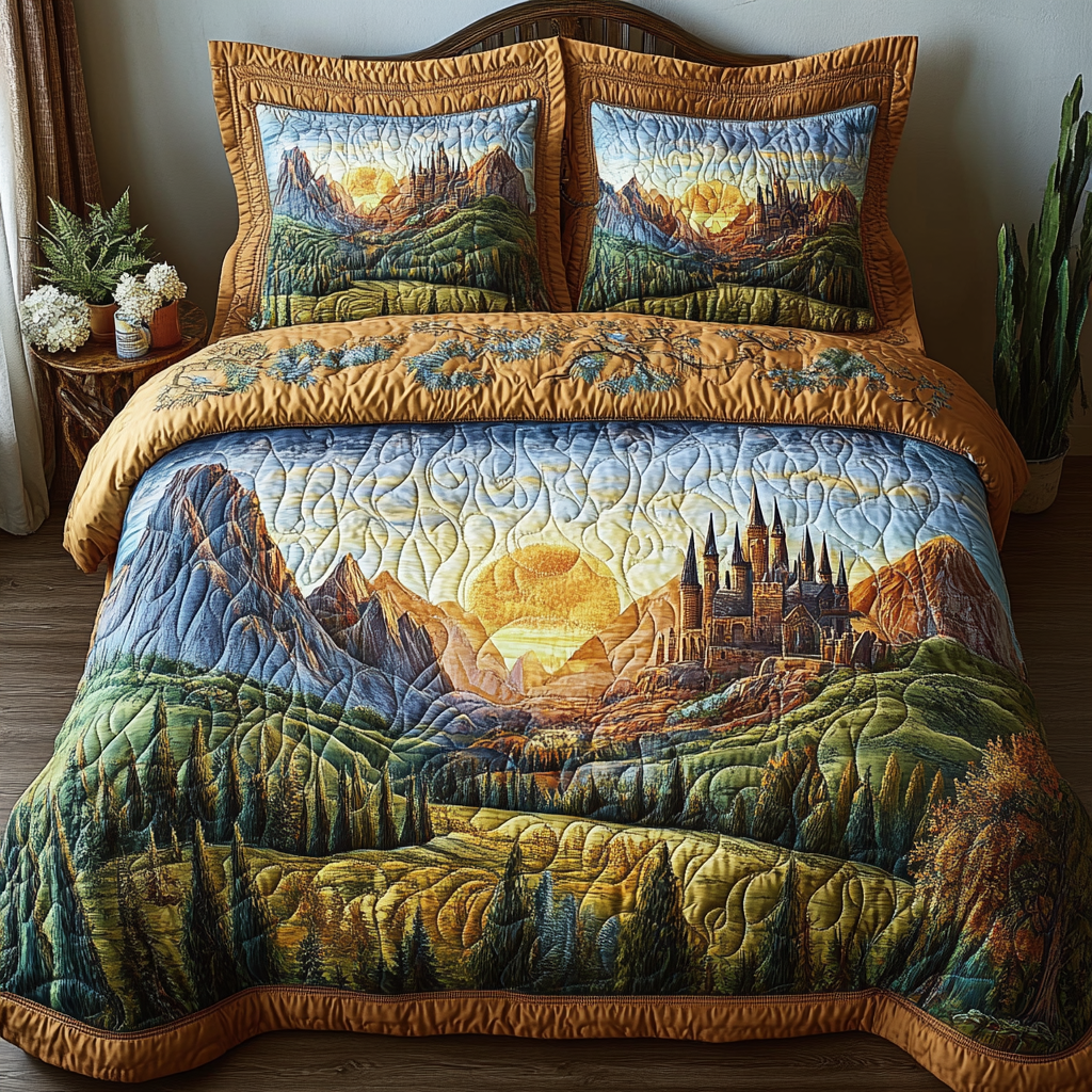 Timeless Eden 3-Piece Quilted Bedding Set NCU0DV3950 – Vantique