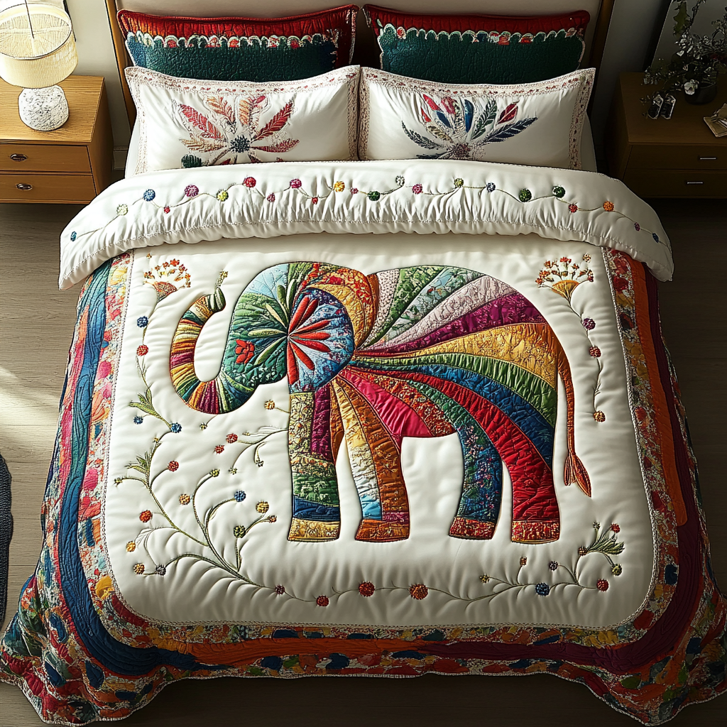 Timeless Herd 3-Piece Quilted Bedding Set NCU0DK5480 – Vantique
