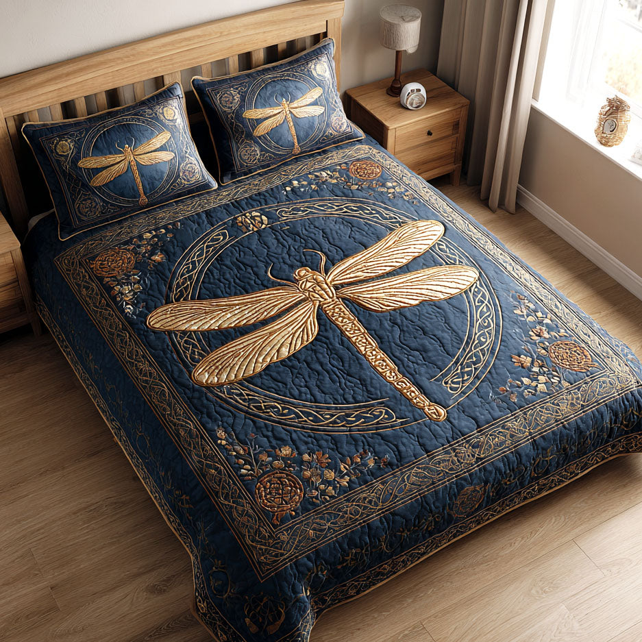 Twilight Grace 3-Piece Quilted Bedding Set NCU0TV1014 – Vantique