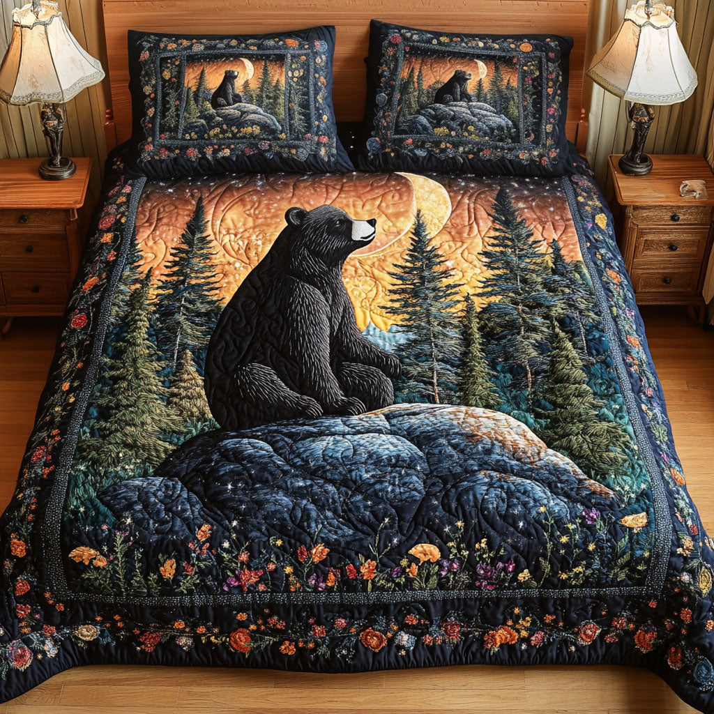 Twilight Sentinel 3-Piece Quilted Bedding Set NCU0NT3870 – Vantique