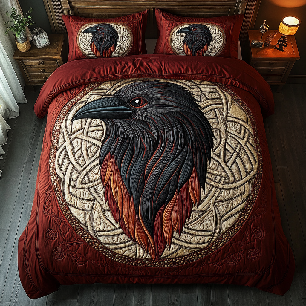 Twilight Watcher 3-Piece Quilted Bedding Set NCU0DK4971 – Vantique