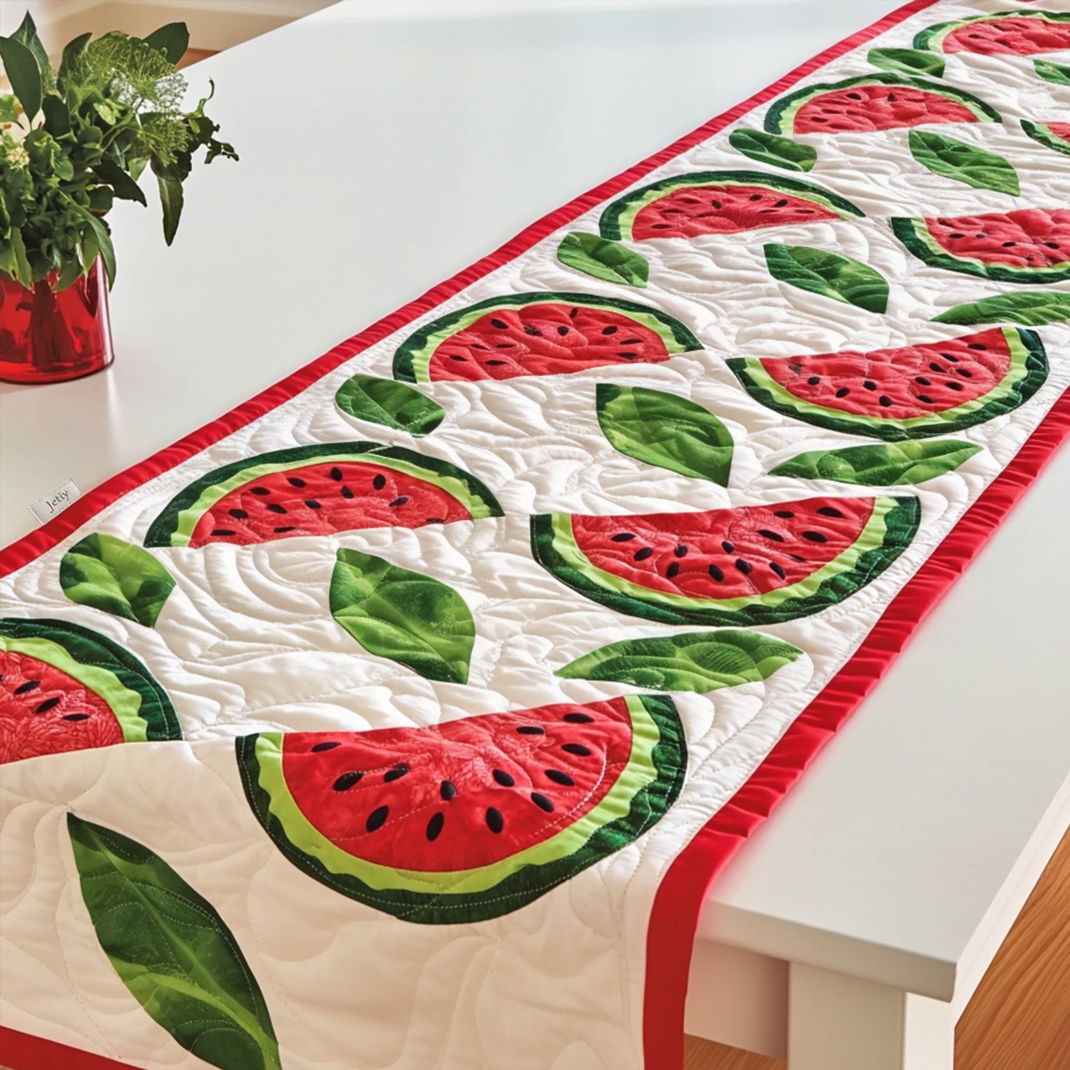Watermelon Charm Quilted Table Runner NCU0PT660 – Vantique