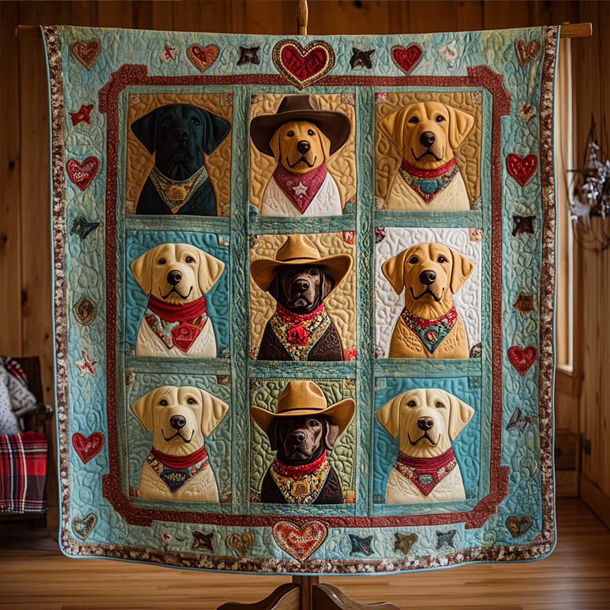 Western Wanderer Quilted Blanket NCU0PT2610 – Vantique