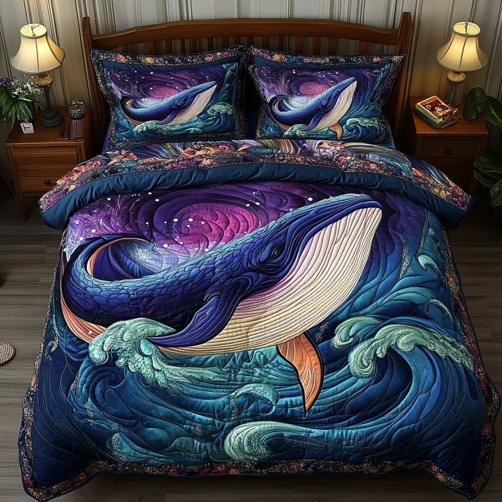 Whispering Tide 3-Piece Quilted Bedding Set NCU0DK5056 – Vantique