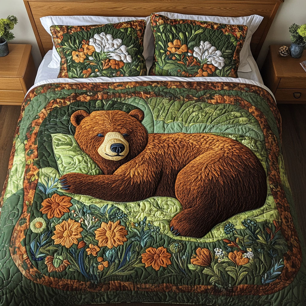 Wild Guardian 3-Piece Quilted Bedding Set NCU0NT2857 – Vantique