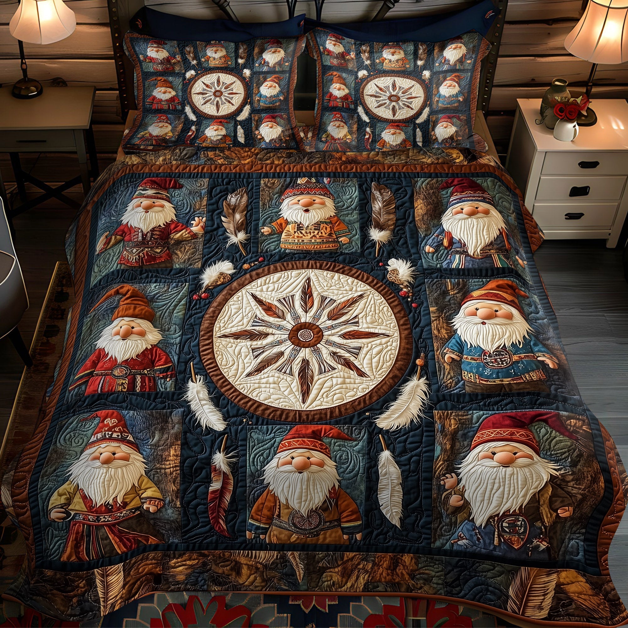 Wildflower Guardian 3-Piece Quilted Bedding Set NCU0PT2859 – Vantique