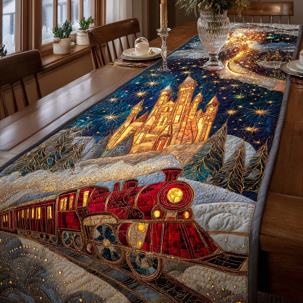 Winter Rail Wonder Quilted Table Runner NCU0NT11314 – Vantique