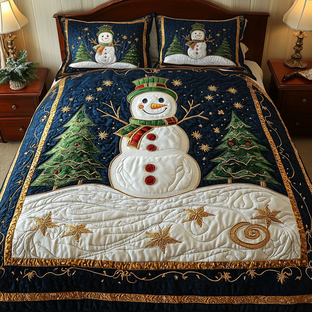 Winter Wishes 3-Piece Quilted Bedding Set NCU0VH1278 – Vantique