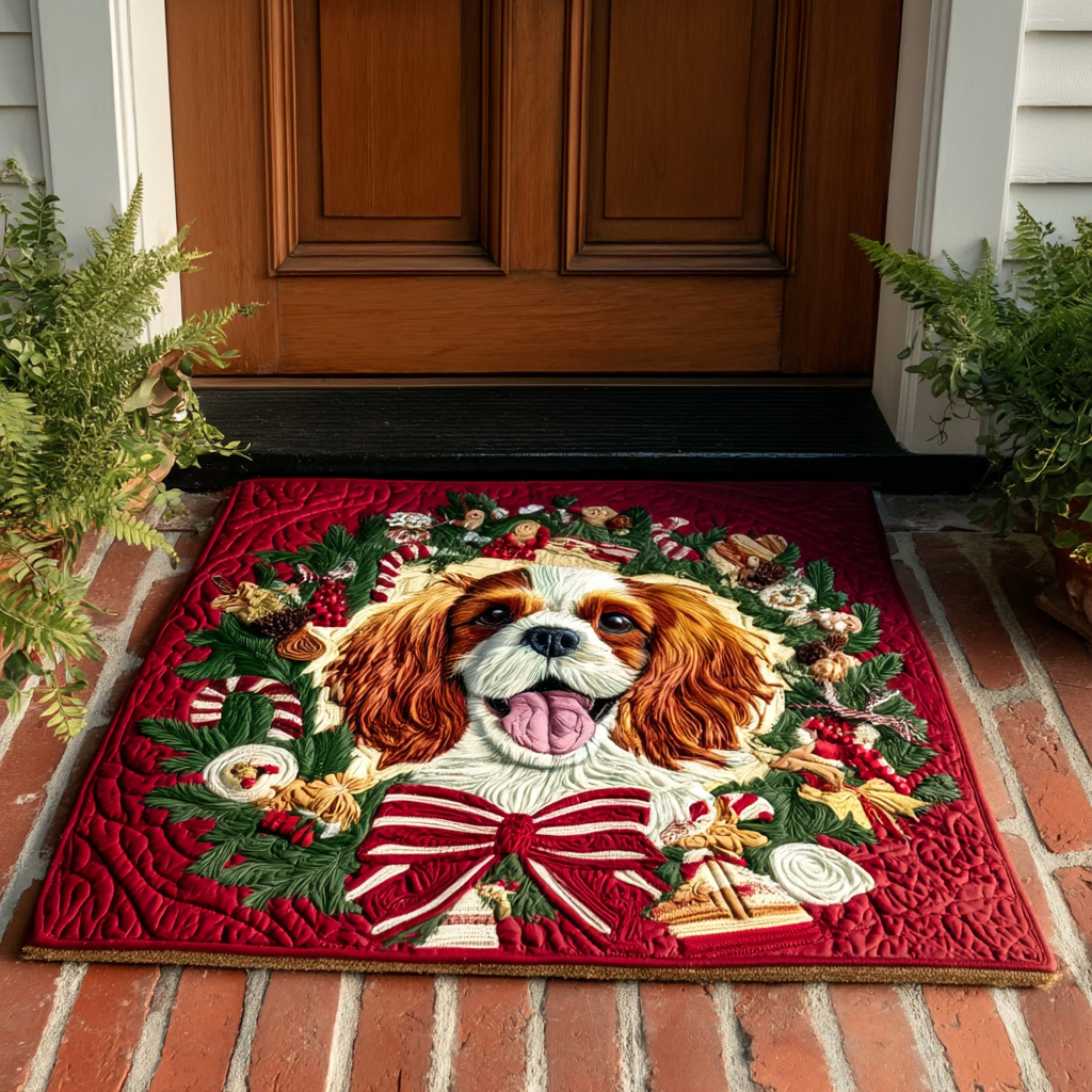 Wreath King Charles Doormat NCU0HH455 – Vantique