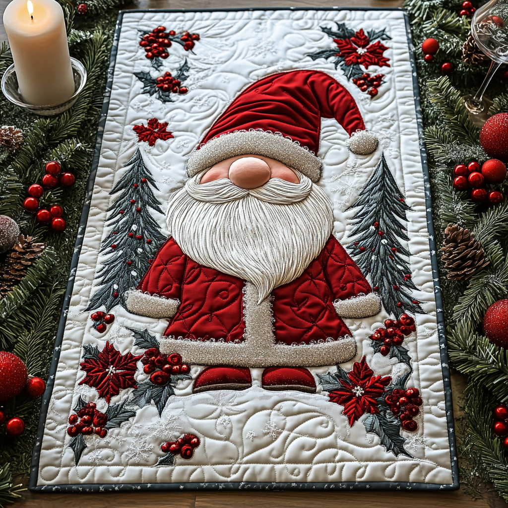 Yuletide Cheer Quilted Table Runner NCU0DV1881 – Vantique