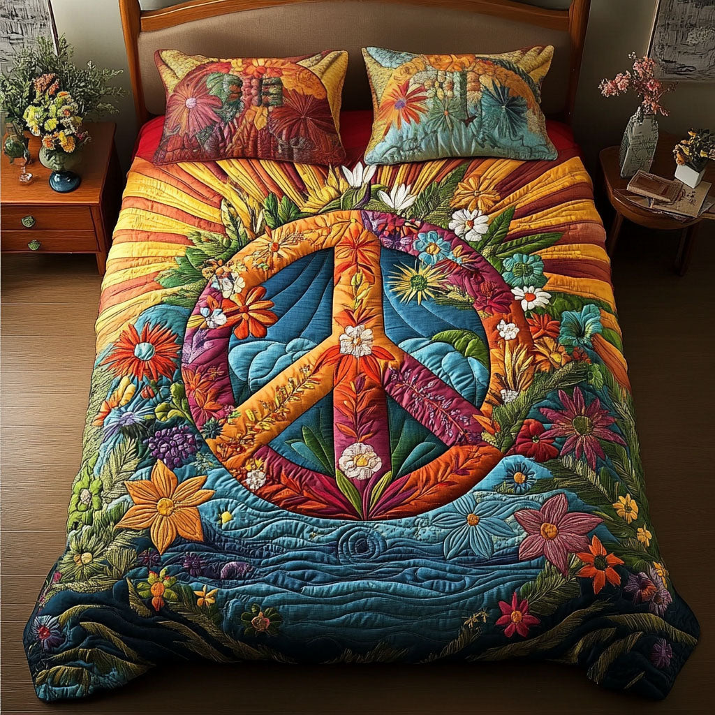 Zen and Zest 3-Piece Quilted Bedding Set NCU0PT3968 – Vantique