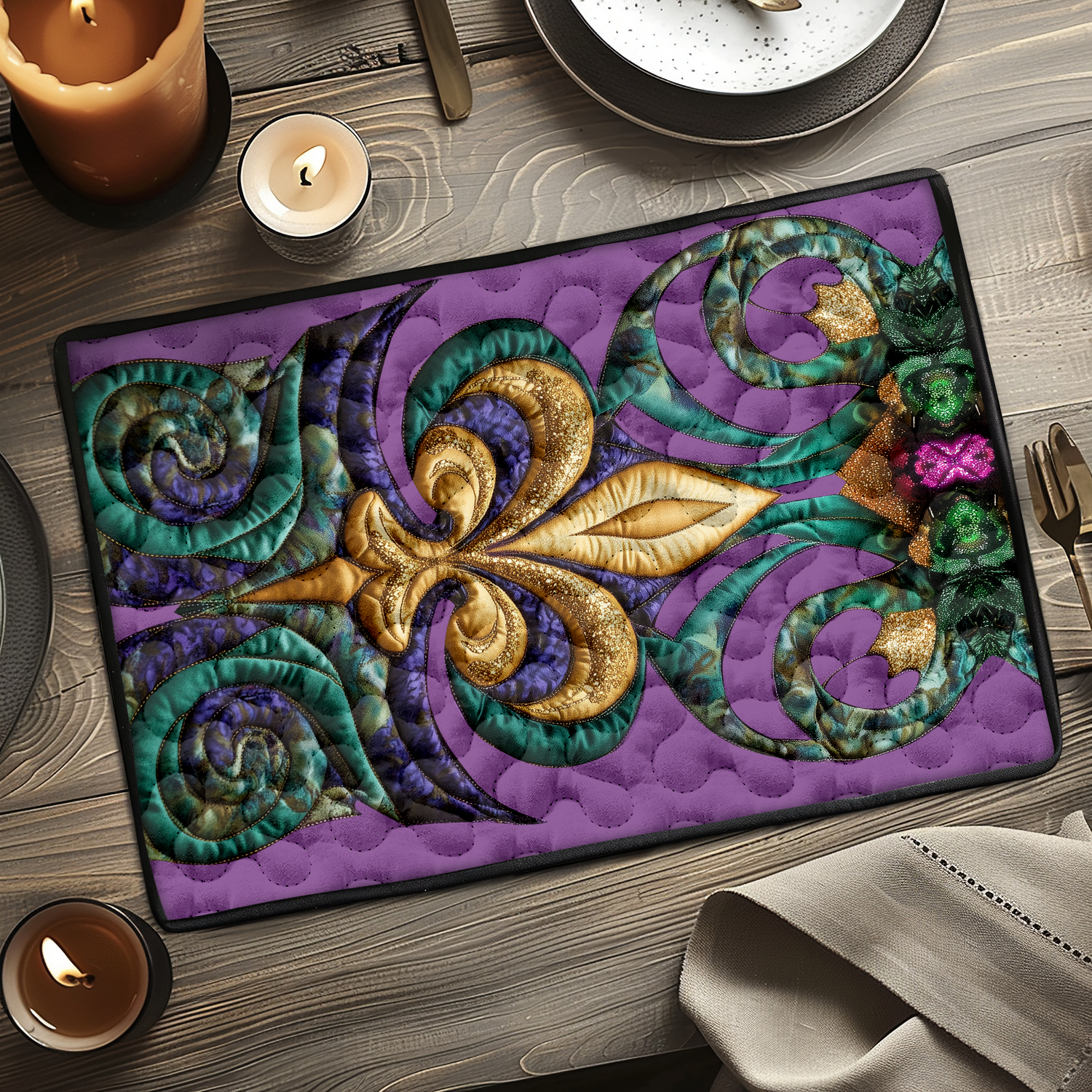 Festival Luxe Quilted Place Mat NCU0VH2875 – Vantique