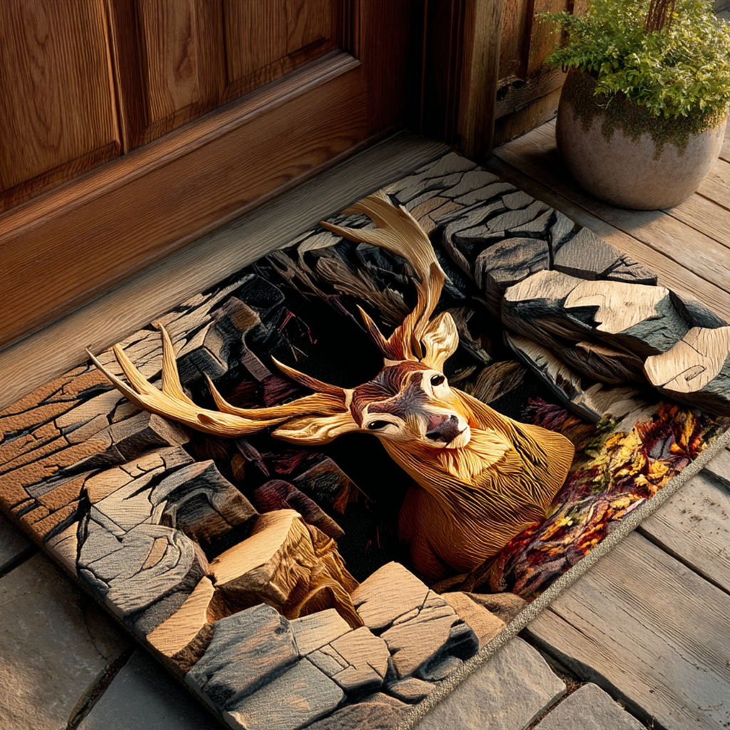 Rustic Deer Doormat NCU0XD990 – Vantique